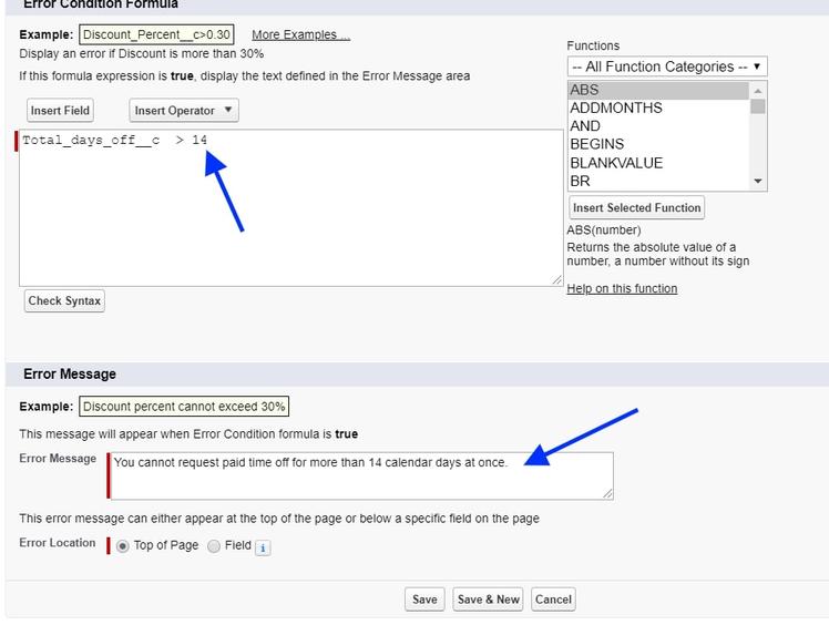 Setting Salesforce Validation Rules (Updated 2024) | Onilab Blog
