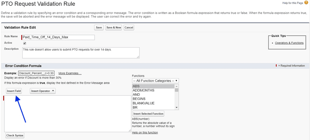 Setting Salesforce Validation Rules (Updated 2024) | Onilab Blog