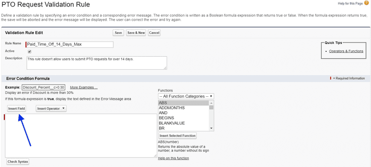 Setting Salesforce Validation Rules (Updated 2024) | Onilab Blog
