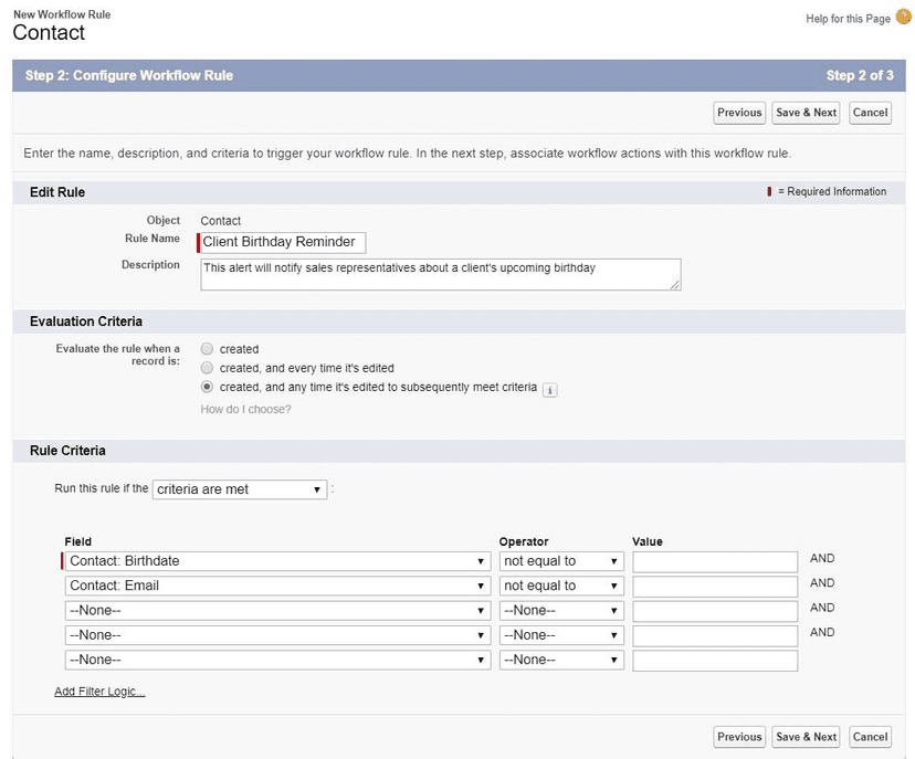 Salesforce Workflow Rules Explained | Onilab Blog