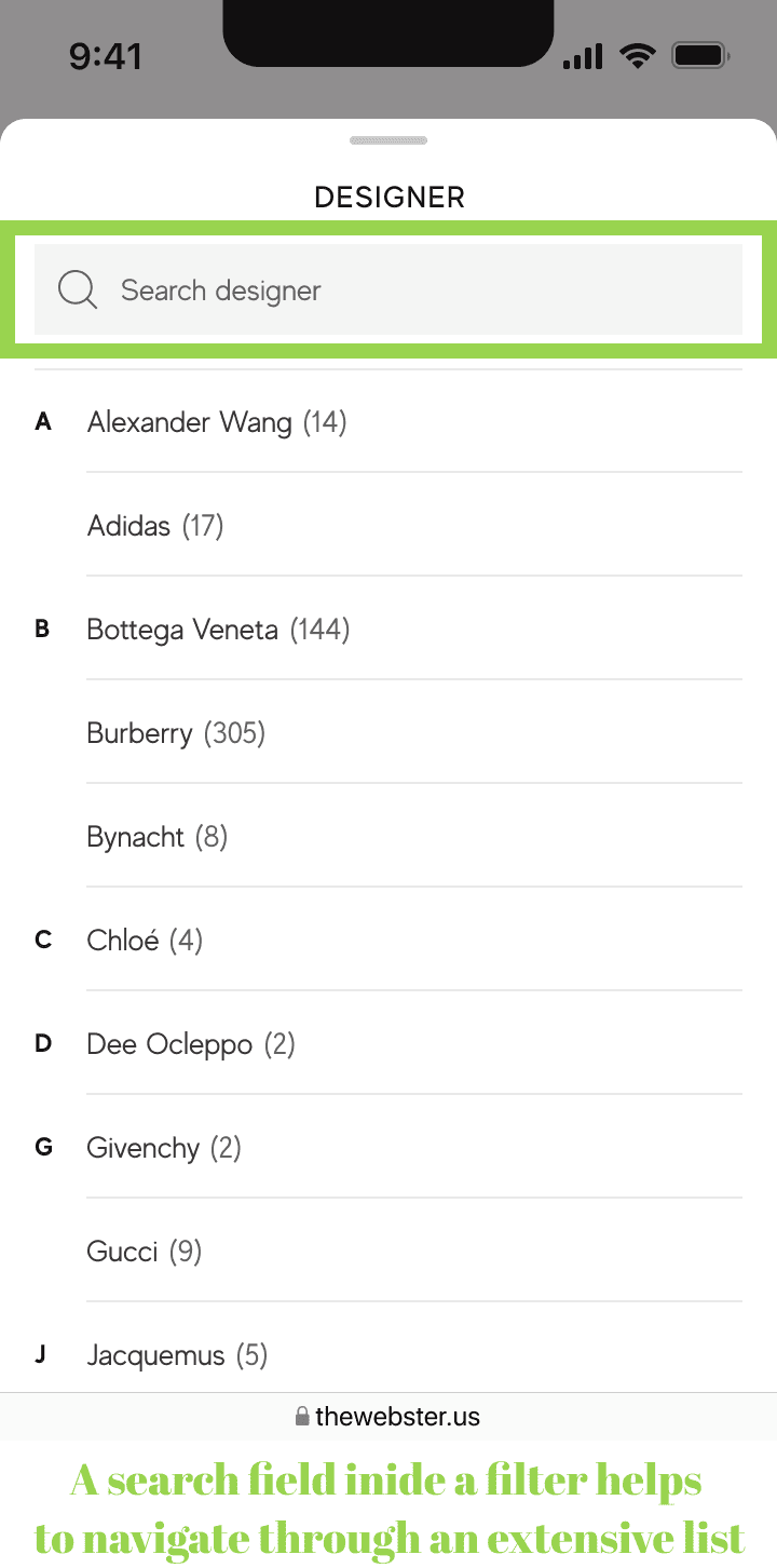 Ecommerce Flters: Best Practices to Improve UX | Onilab Blog