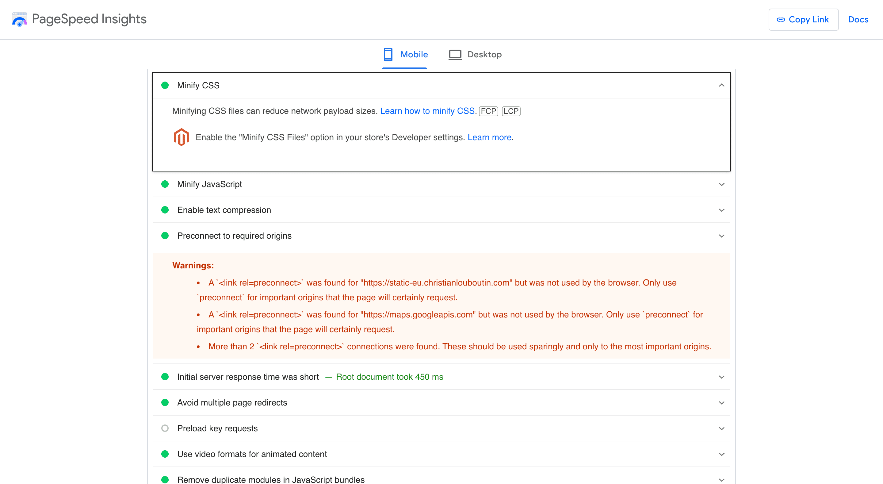 Magento Google PageSpeed Insights Optimization | Onilab Blog