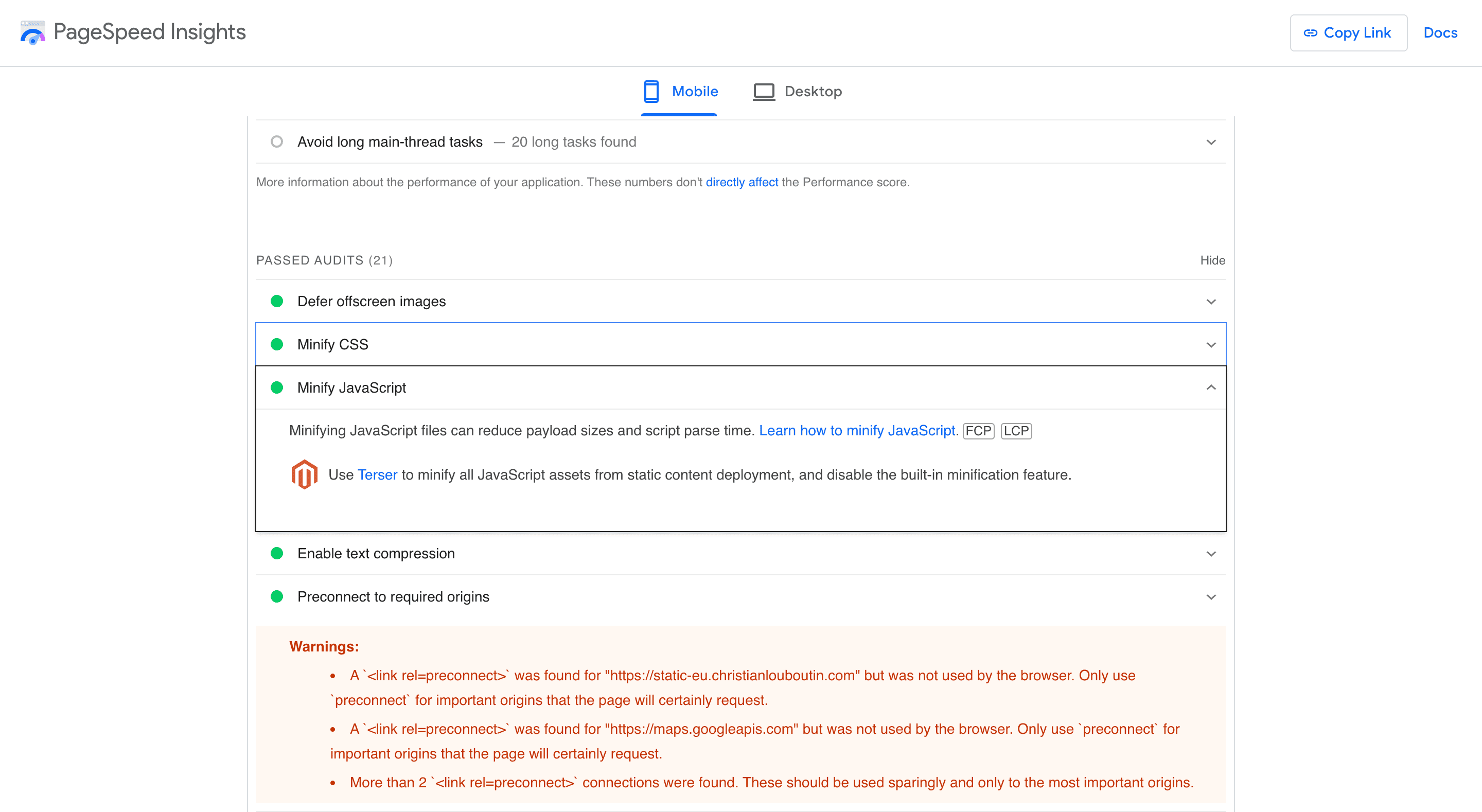 Magento Google PageSpeed Insights Optimization | Onilab Blog