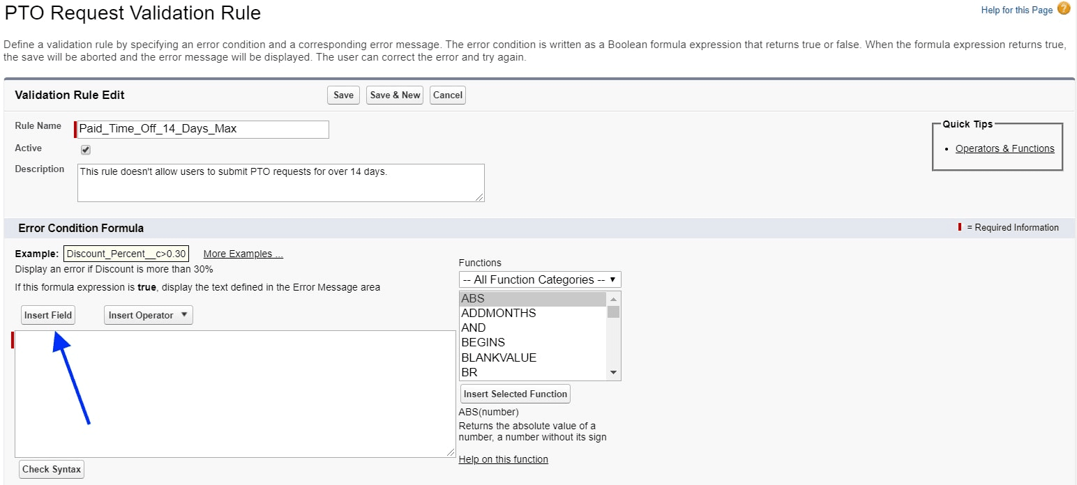 Setting Salesforce Validation Rules (Updated 2023) | Onilab Blog